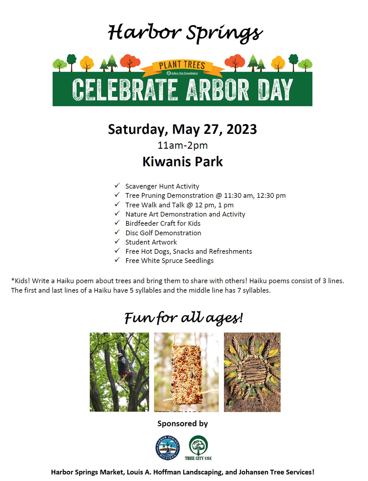 Arbor Fest: Saturday, May 27 from 11am to 2pm! | City of Harbor Springs